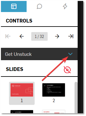CLP Virtual Session - Using Slides