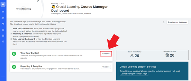 How can I view and delete learner comments?
